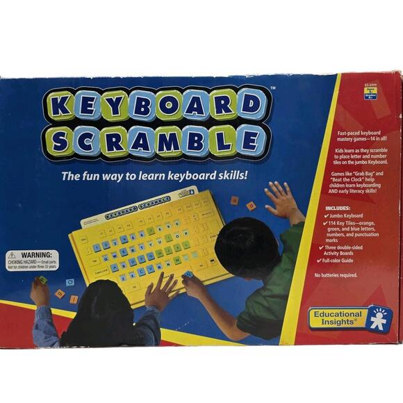 Toys | Educational Insights Keyboard Scramble Game Sealed Pieces Learn ...